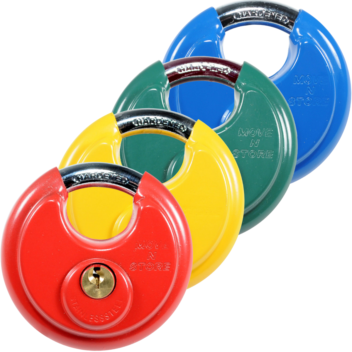 www.movenstore.com: Colored 70mm Disc Padlocks