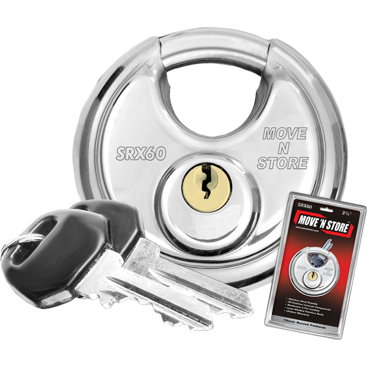 SRX Series Stainless-Steel Padlock